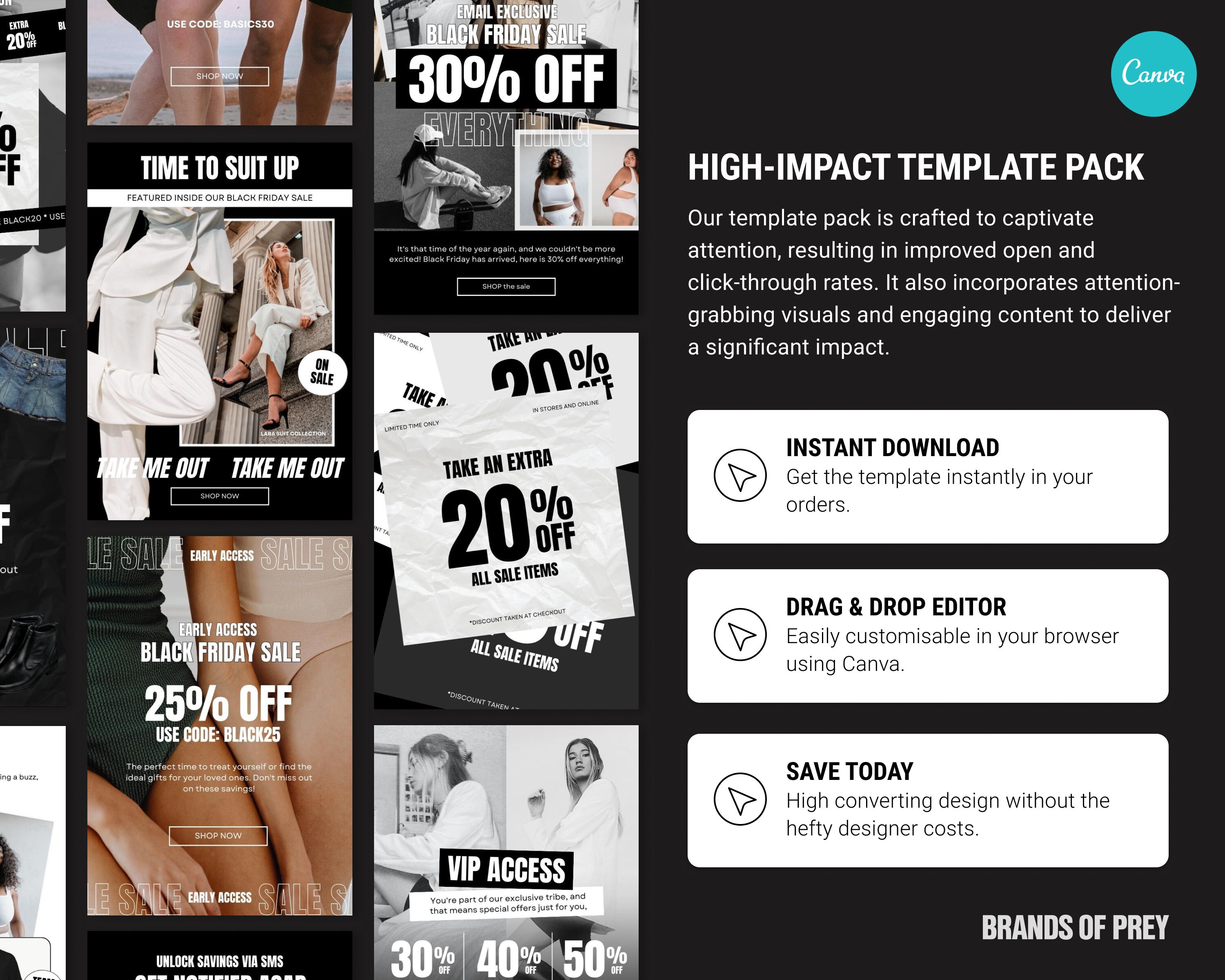 Editable Sale Launch Email Templates | Email Marketing | Product ...