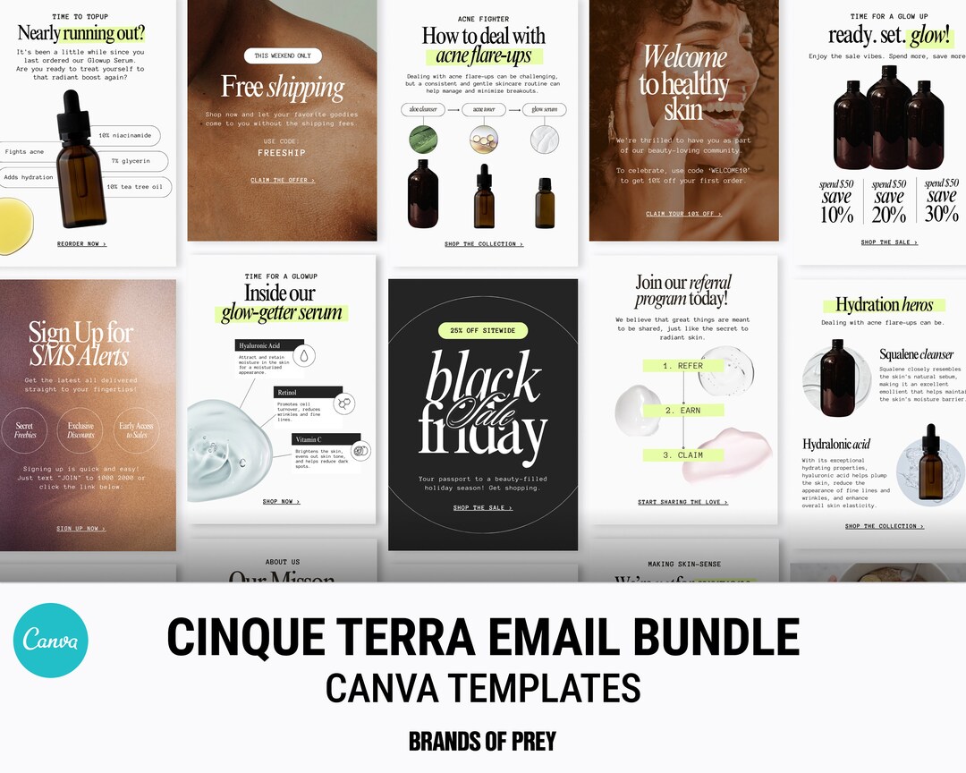 Editable Email Templates Email Marketing Product Marketing Email Beauty ...