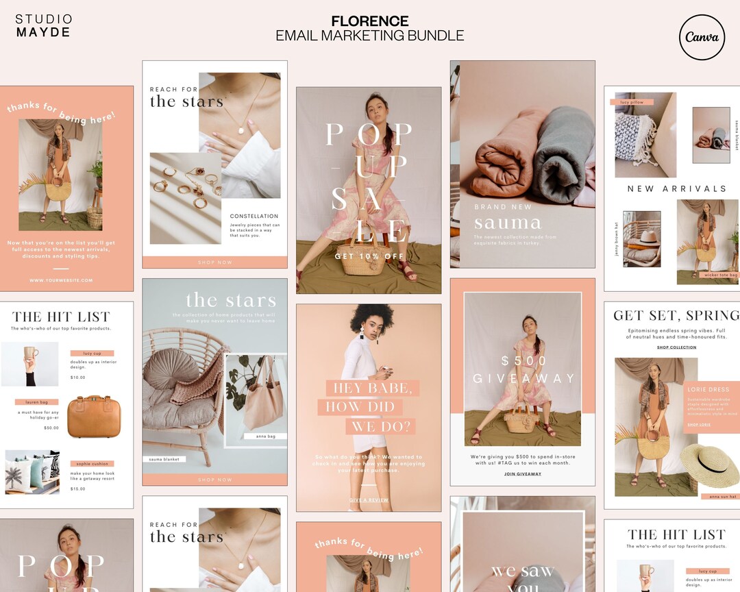 Editable Email Templates | Email Marketing | Product Marketing Email ...