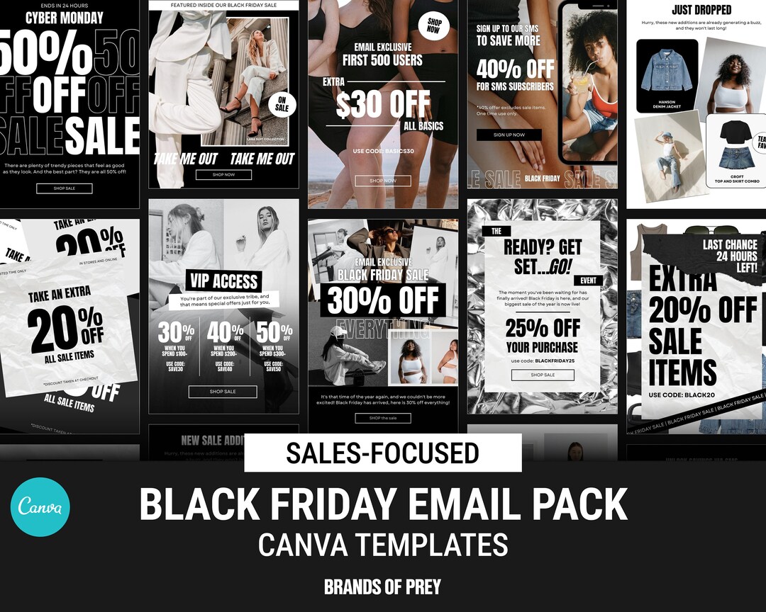 Editable Sale Launch Email Templates | Email Marketing | Product ...