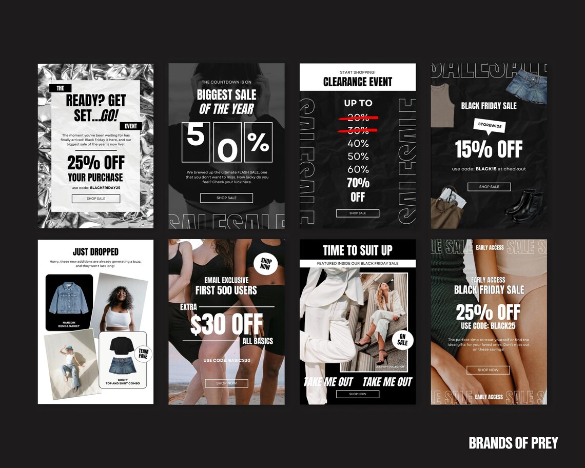 Editable Sale Launch Email Templates | Email Marketing | Product ...
