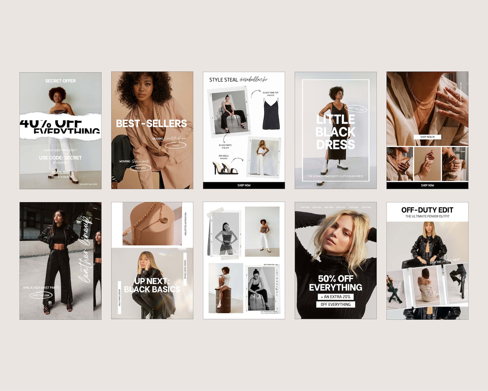 Editable Email Templates Email Marketing Product Marketing - Etsy