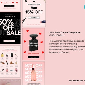 Editable Sale Email Templates | Email Marketing | Product Marketing ...