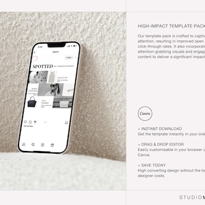 EDITABLE Fashion Instagram Template | Instagram Fashion Templates ...