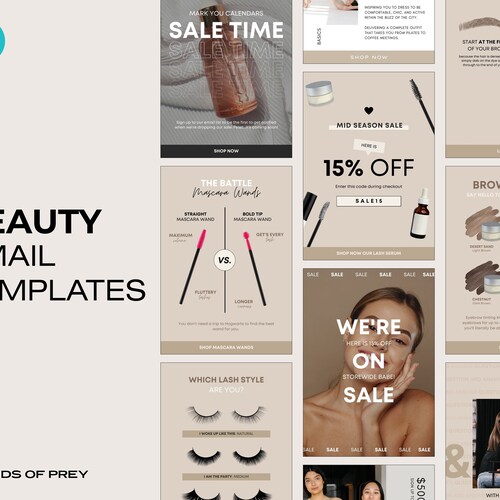 Editable Email Templates Pink Email Marketing Product - Etsy