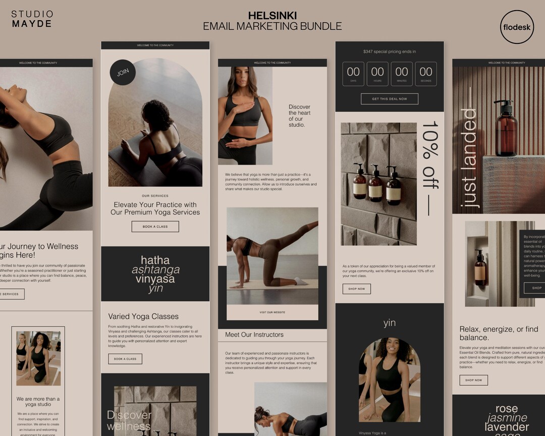 Editable Flodesk Templates | Email Marketing | Flodesk Marketing Email ...