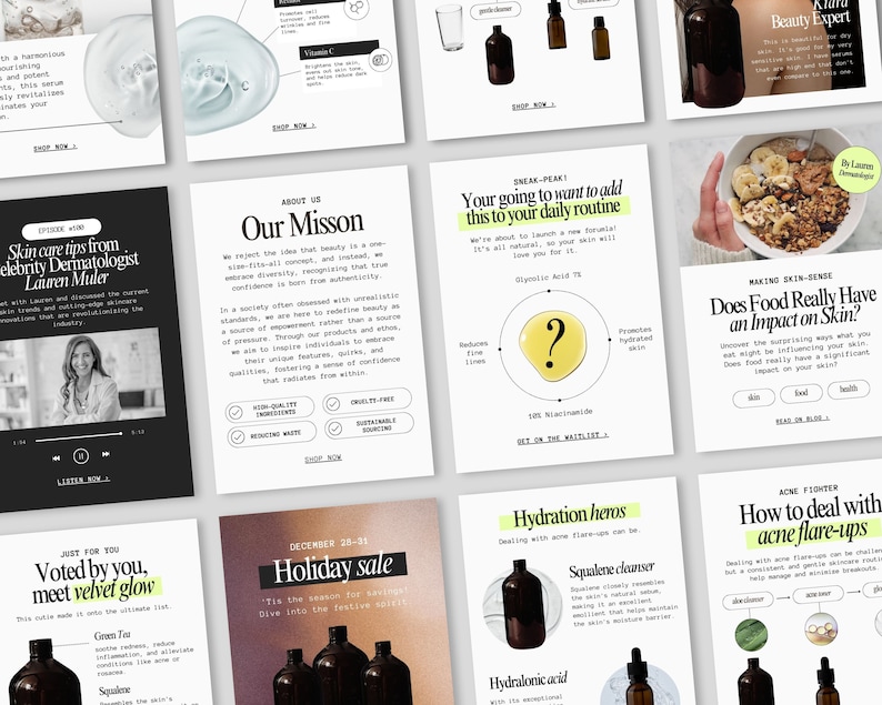 Editable Email Templates | Email Marketing | Product Marketing Email ...