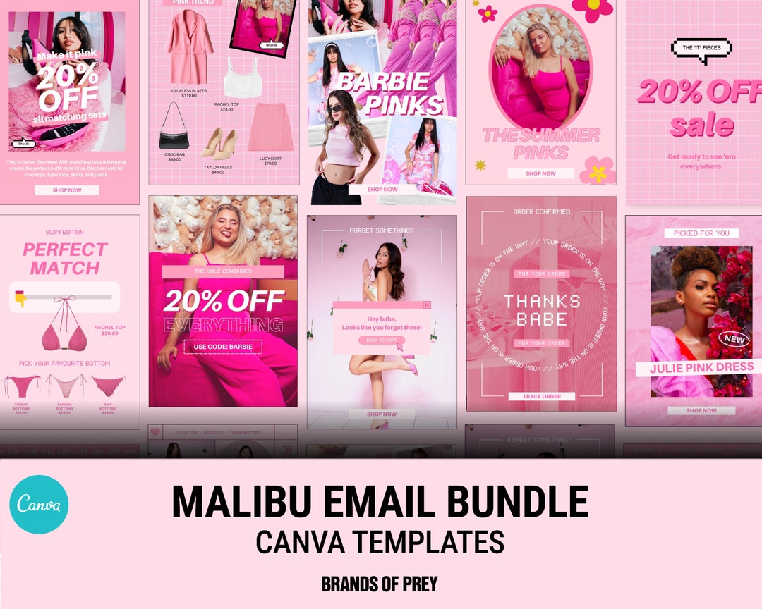 Editable Email Templates Pink Email Marketing Product Marketing Email ...