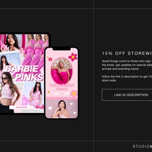 Editable Email Templates | Pink Email Marketing | Product Marketing ...