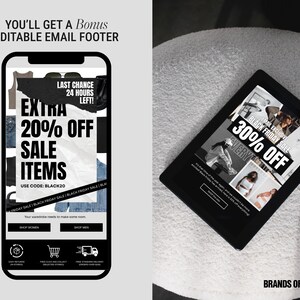 Editable Sale Launch Email Templates | Email Marketing | Product ...