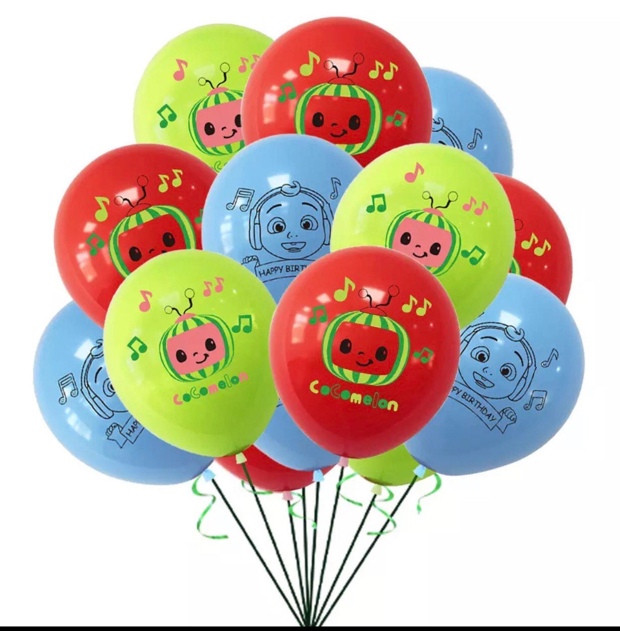 Cocomelon balloons birthday latex balloons JJ cocomelon | Etsy
