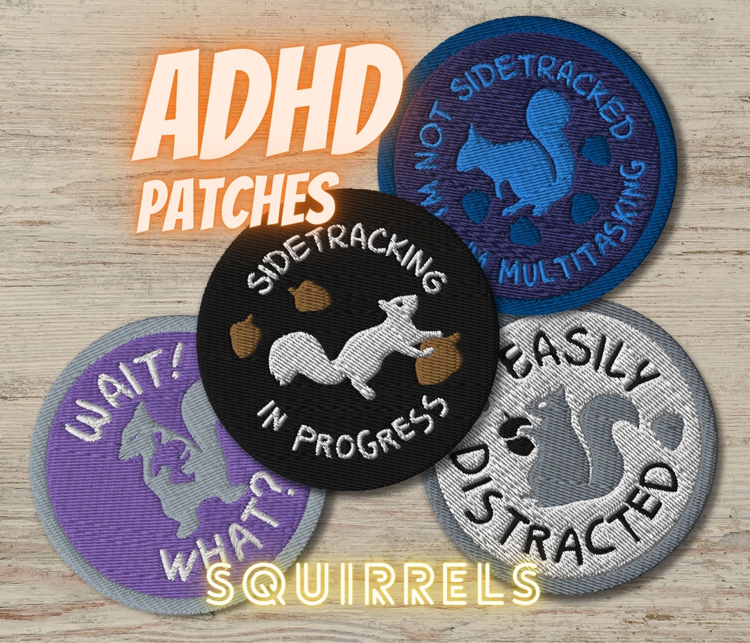 ADHD Gifts, Autism Acceptance Iron on Patch, Mental Health Embroidery ...