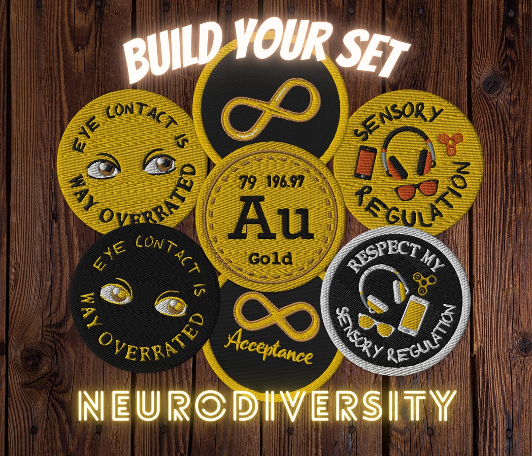 Autism Acceptance Iron on Patch, Mental Health Embroidery Patch ...