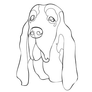 Custom PET LINEWORK PORTRAIT - Etsy