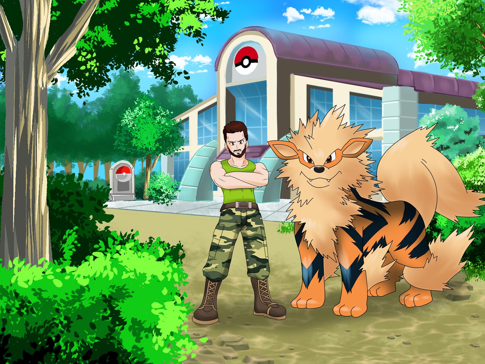 Custom POKEMON Character Portrait From Photo DIGITAL COPY Personalized ...