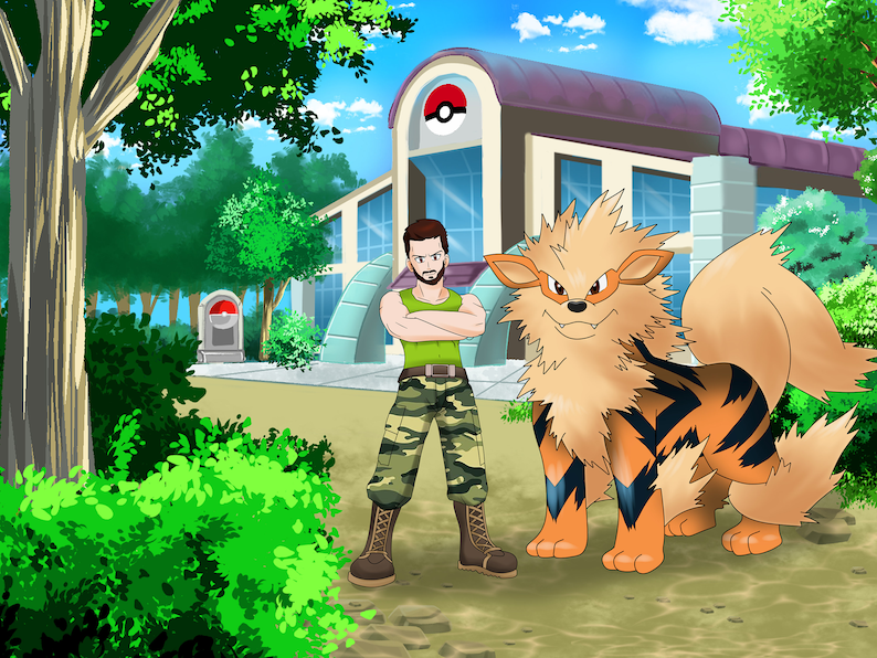 Custom POKEMON Character Portrait From Photo DIGITAL COPY - Etsy