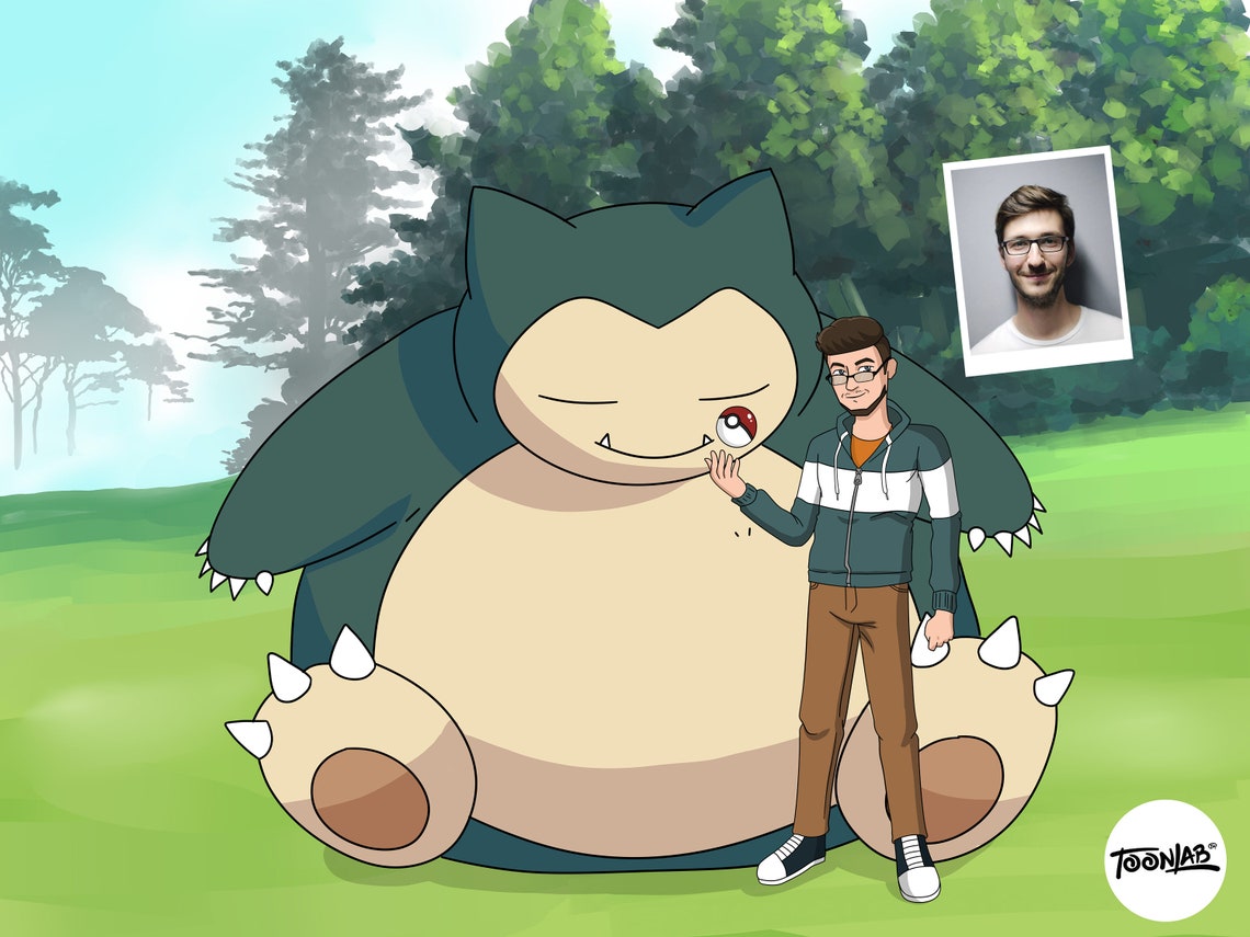 Custom POKEMON Character Portrait From Photo DIGITAL COPY - Etsy