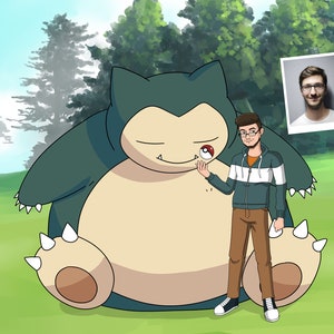 Custom POKEMON Character Portrait From Photo (DIGITAL COPY ...