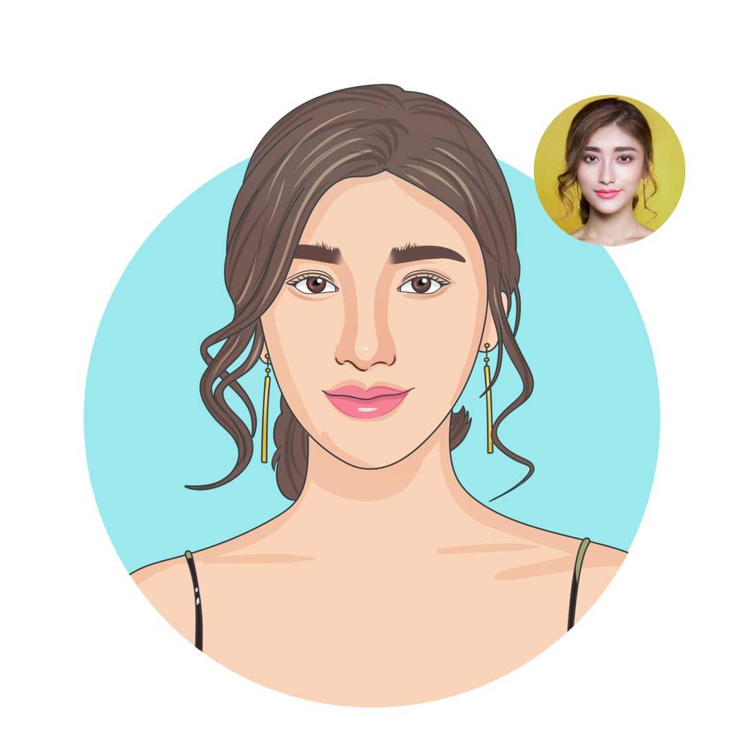 Custom CARTOON AVATAR | Custom Portrait for Social Media Profile - Etsy