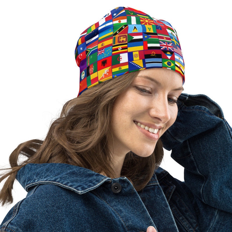 Flag Beanie - Etsy