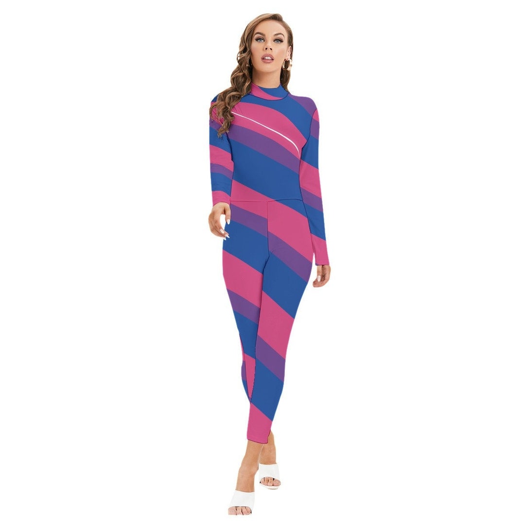 Bisexual Flag Jumpsuit Design Ts Lgbt Queer Gay Lesbian Trans