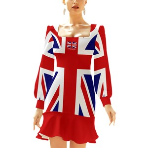 Union Jack Dress, British, Flag, Women, Ladies, Teens, Girls, England ...