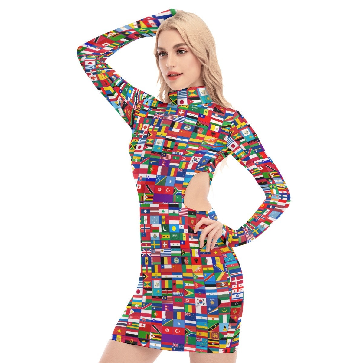 All Flags Dress World Flag Design Ladies Teens Women - Etsy