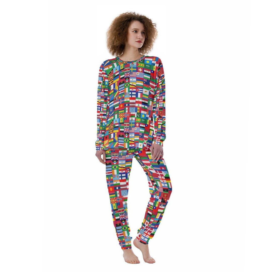 Flags Women Pajama, World Flags, Flag, Gifts, Earth, Coexist, Nations ...