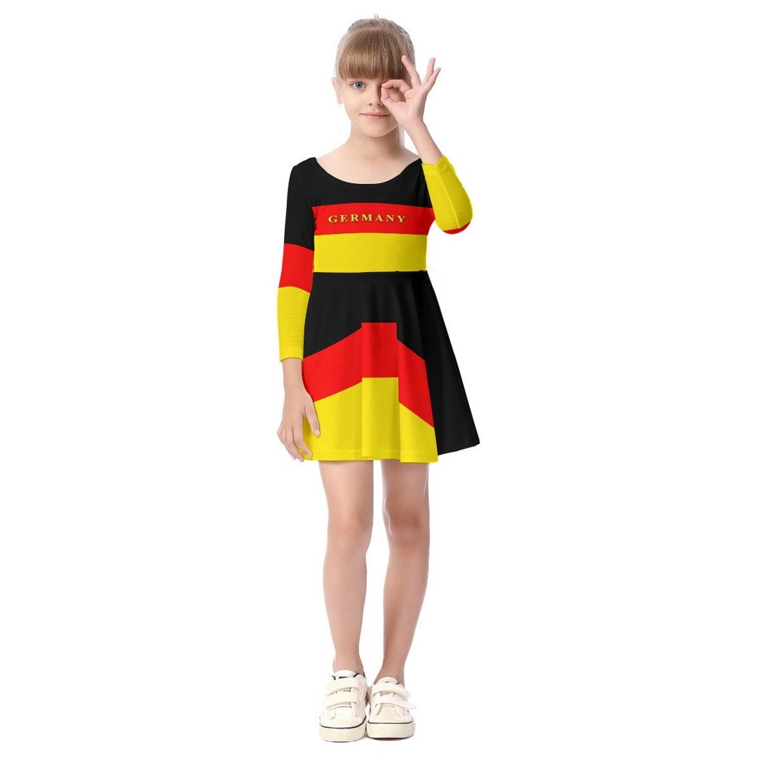 German Girls Dress, German Flag, Kids, Teens, Girl, Gifts, Design ...