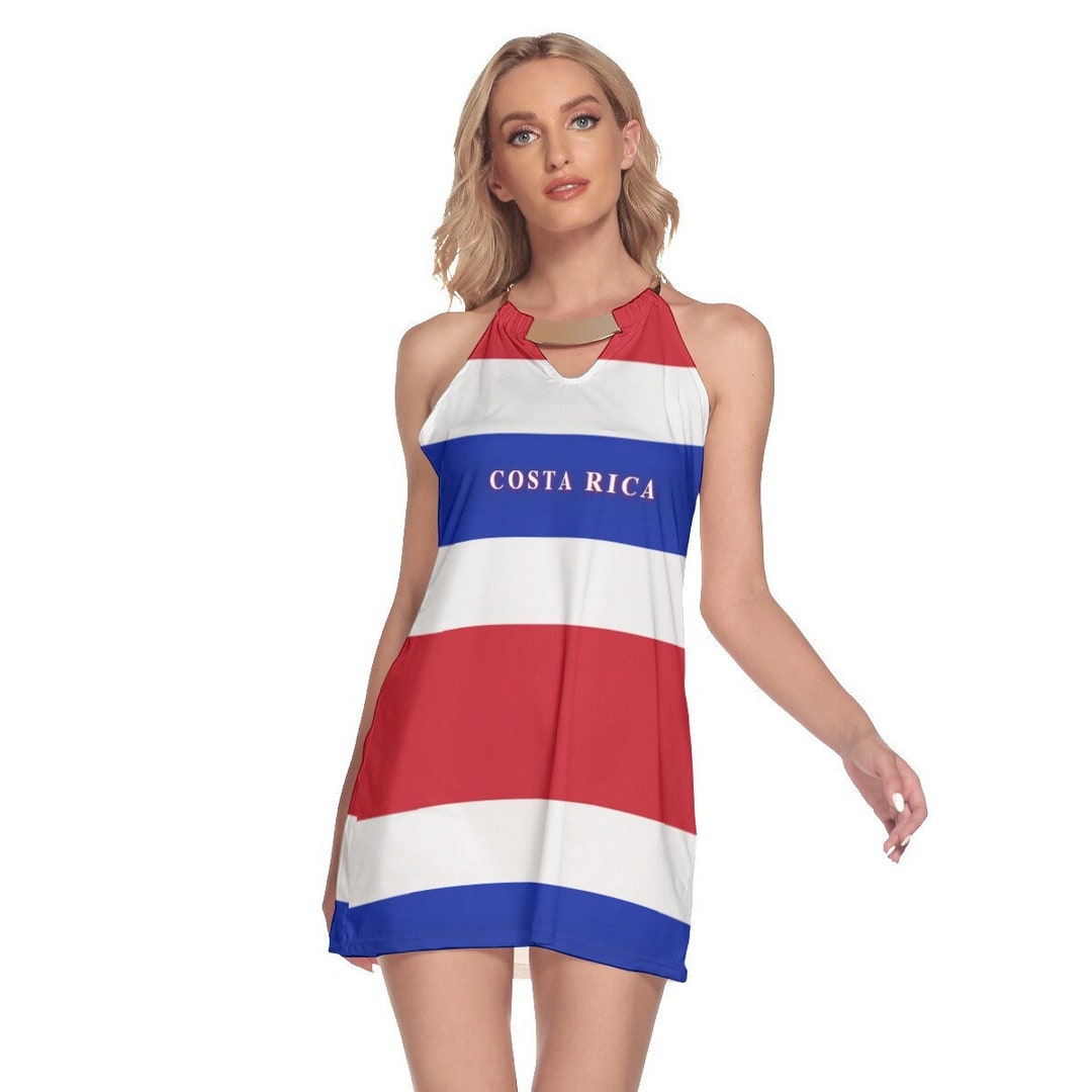 Costa Rica Women's Dress, Costa Rican, Flag, Design, Gifts, Ladies ...