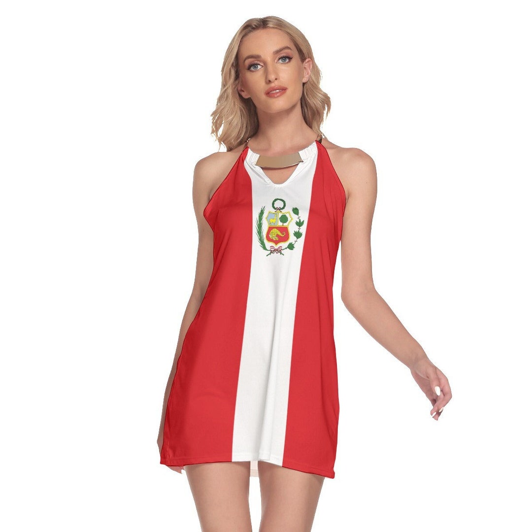 Peruvian Flag Dress, Peru, Gifts, Women, Ladies, Teens, Girls, Peru ...