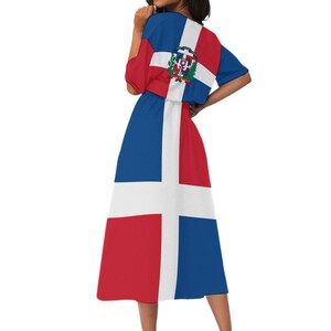 Dominican Republic Dress, Dominican Republican Flag, Women, Ladies ...