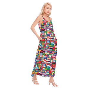 All Countries Flags Dress, World Flags, Print, Flags, All Country Flags ...