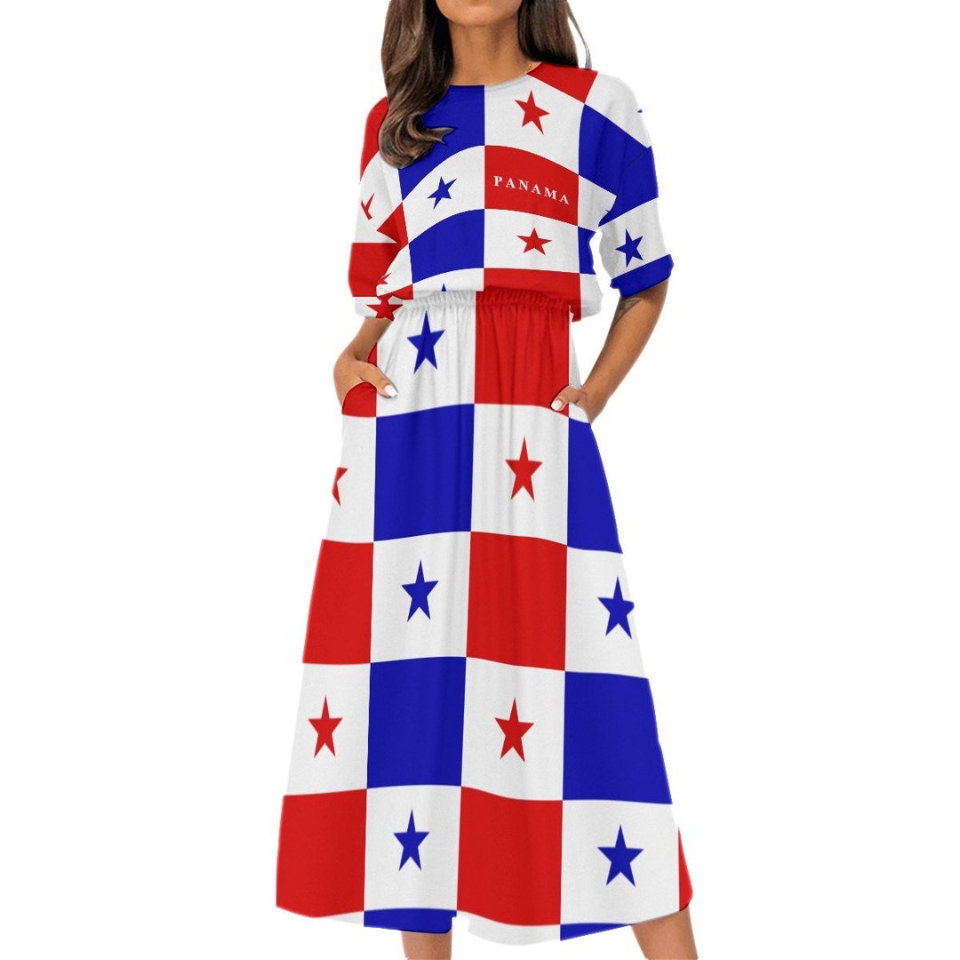 Panamanian Dress, Panama, Women, Ladies, Teens, Gifts, Design. - Etsy