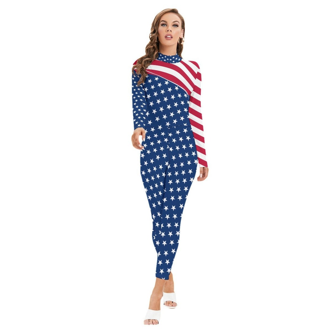 USA Flag Women's Jumpsuit, American Flag, Design, Gifts, Ladies, Girls ...