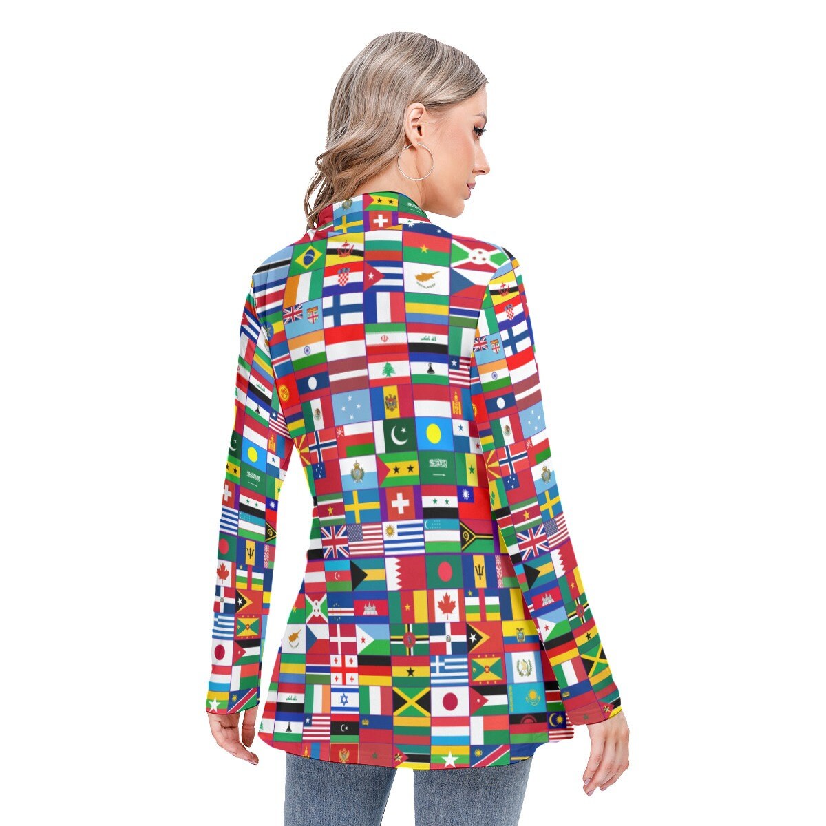 Countries Flags Women's Blouse All Flags Champions - Etsy