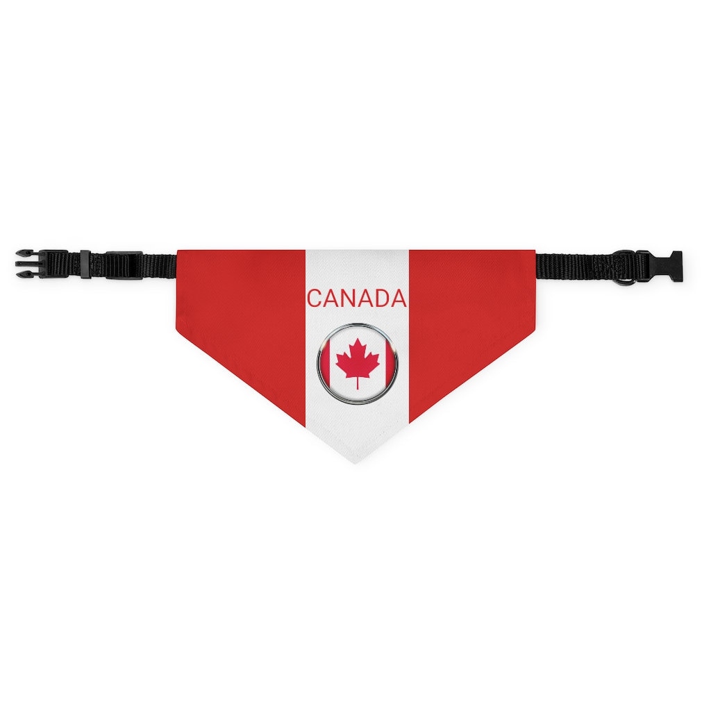 Canadian Flag Pets Collar Bandana Canada Nordic Puppy - Etsy