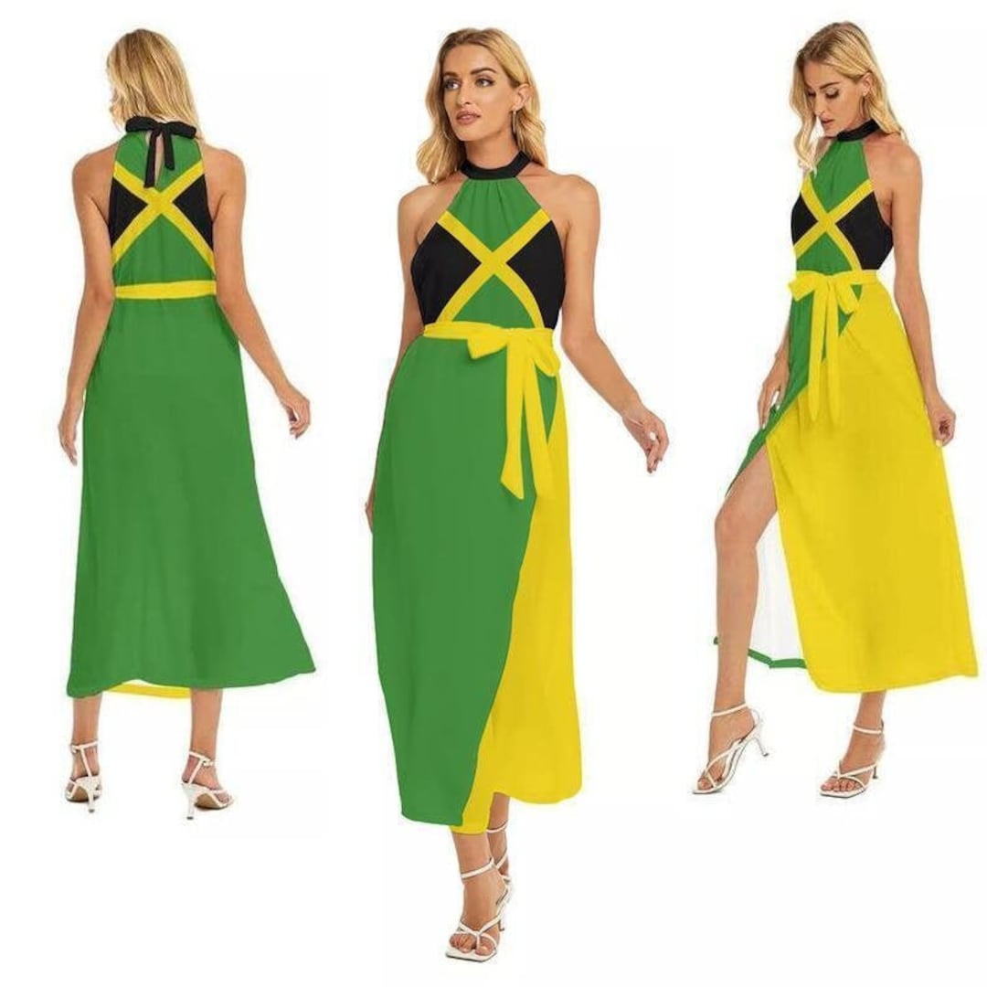 Jamaican Women's Dress, Jamaica, Flag, Accessories, Ladies, Gifts ...