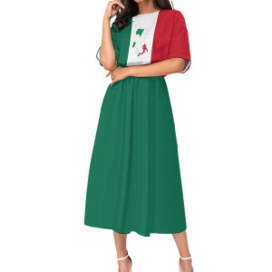 Italian Dress, Italy, Flag, Women, Ladies, Teens, Girls, Italian Flag ...