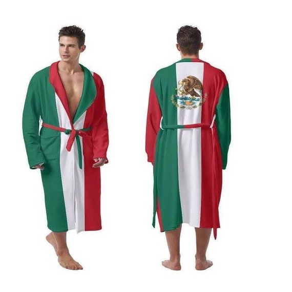 Mexican Flag Men's Robe Mexico Flag Underwear Design | Etsy