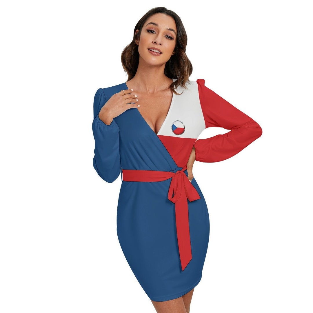 Czech Republic Dress, With Waist Belt, Flag, Czech Republican, Gifts ...