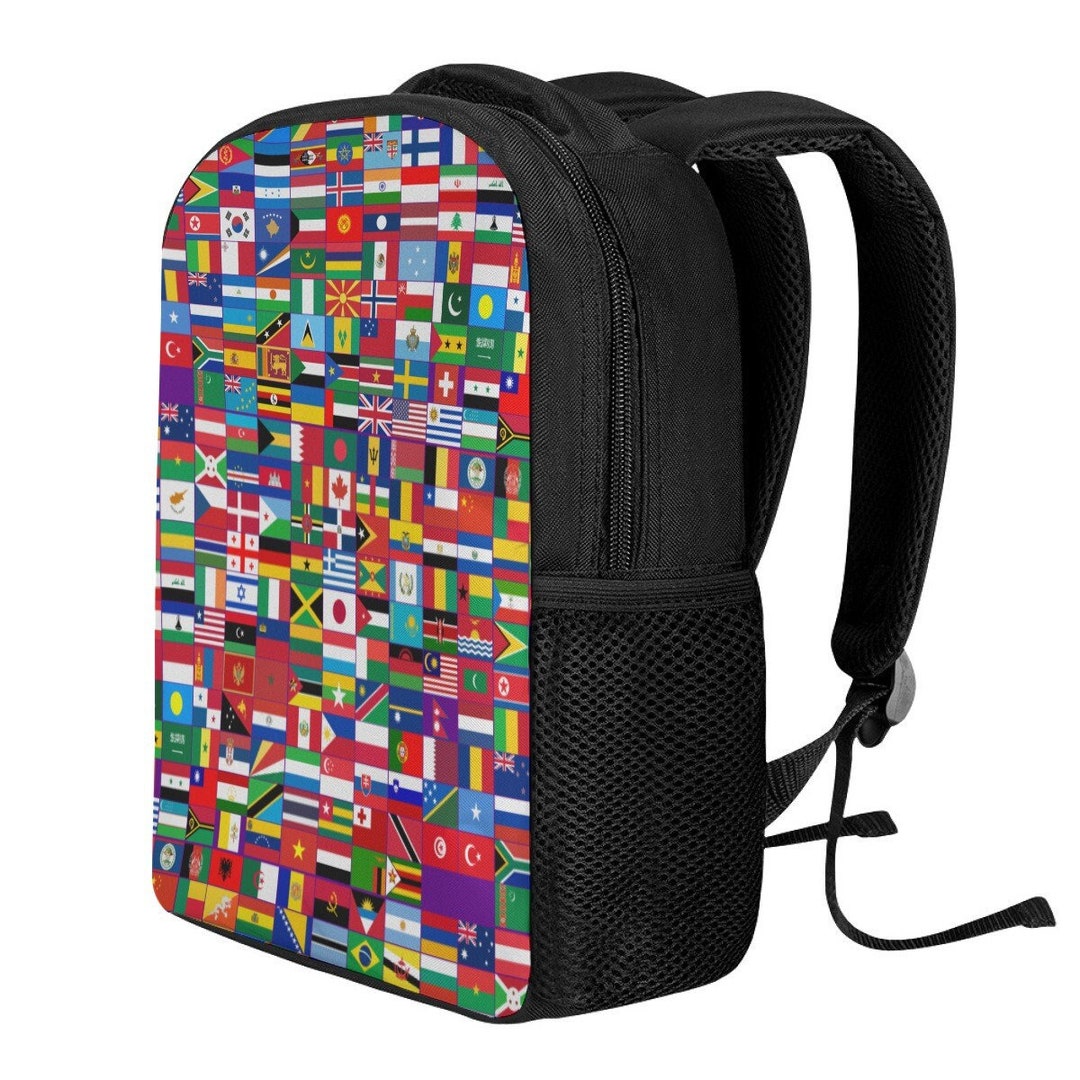Flags Backpack, Print, Countries Flags, World Flag, Design, Nations ...