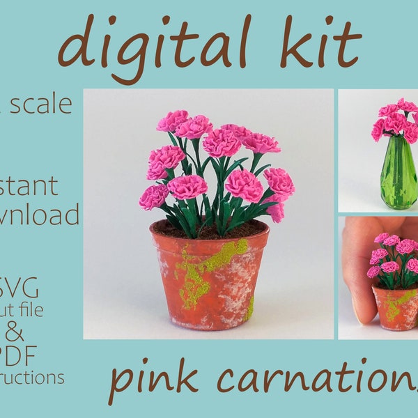 1 12 Scale Paper Flowers - Etsy