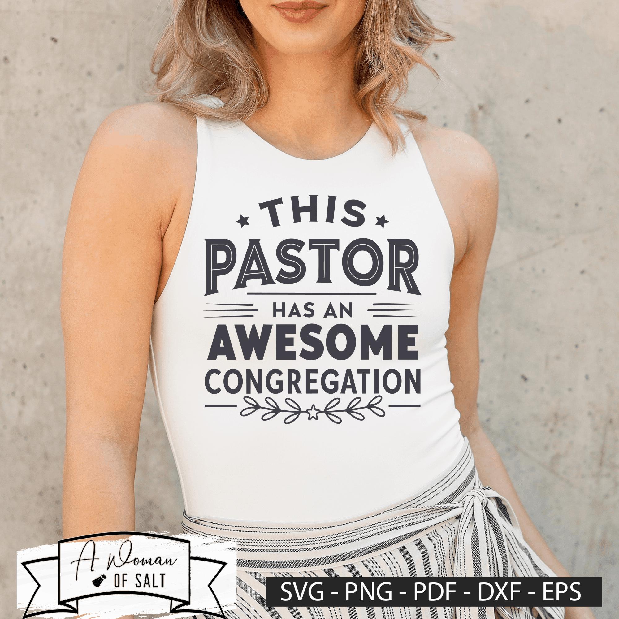 Pastor Design Awesome Congregation Svg Png Eps Pdf Dxf Sublimation ...