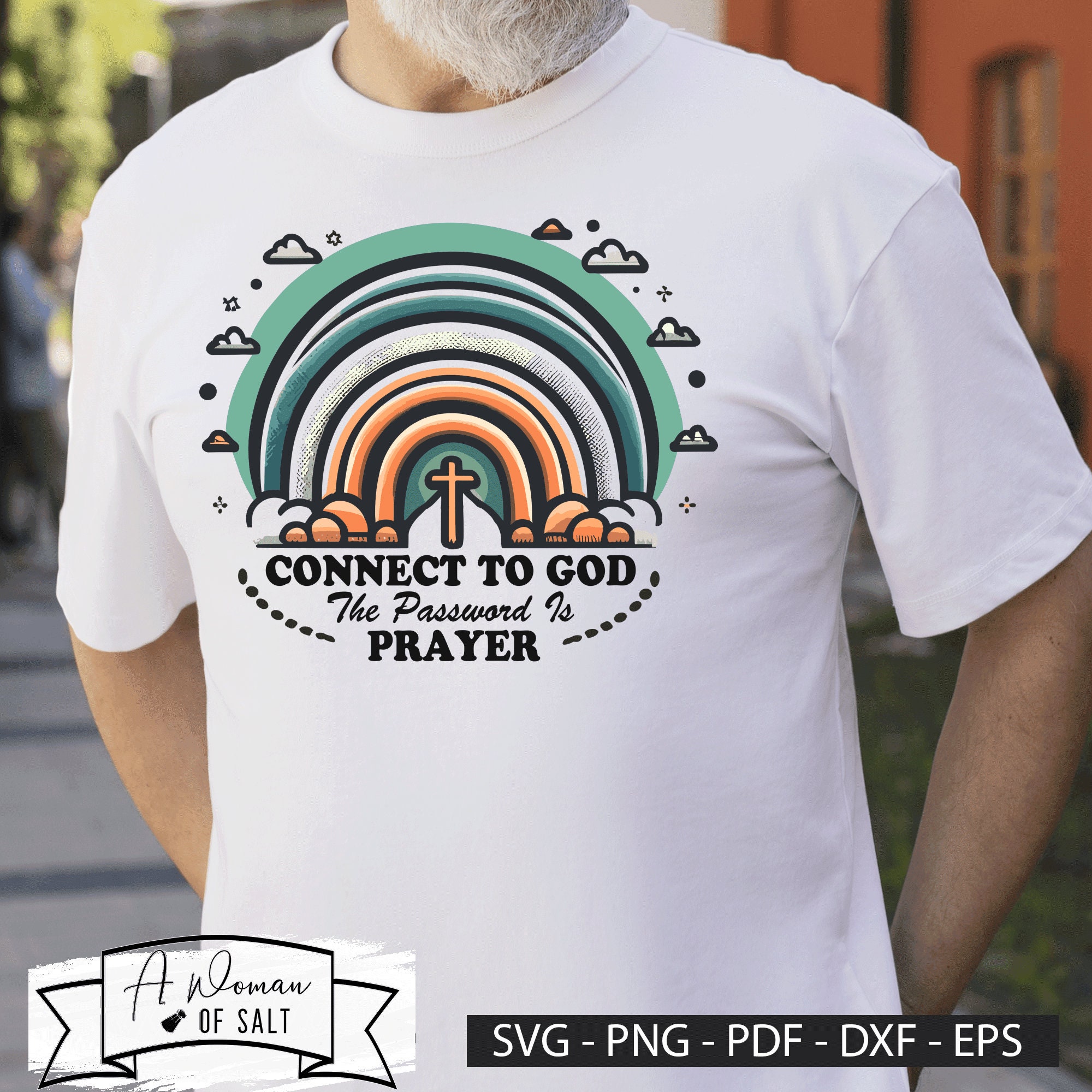Connect to God Password is Prayer Svg, Worship Jesus Art, Faith ...
