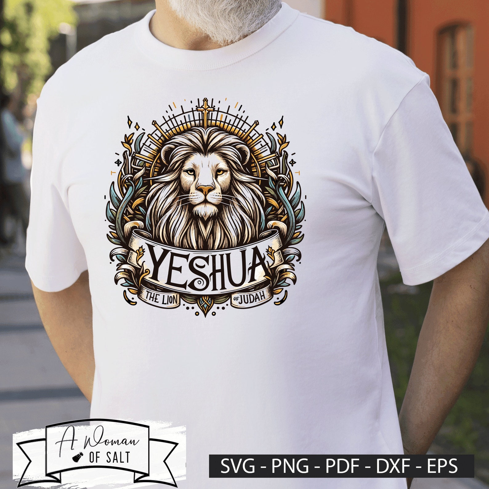 Yeshua the Lion of Judah - Christian Svg, Png, Eps, Pdf, Dxf Files ...