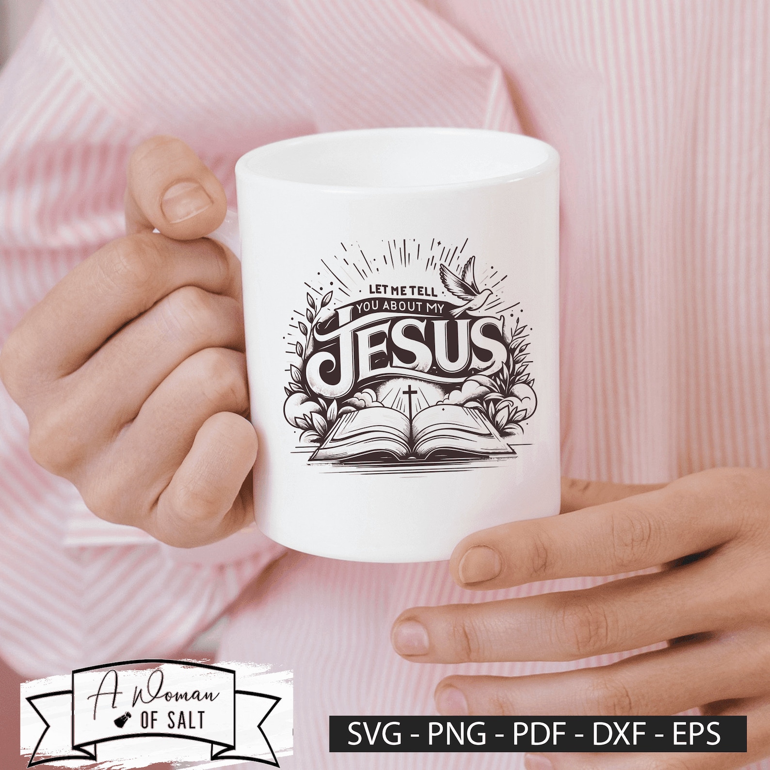 Bible Verse Digital Files: Let Me Tell You About My Jesus Svg, Png, Eps ...