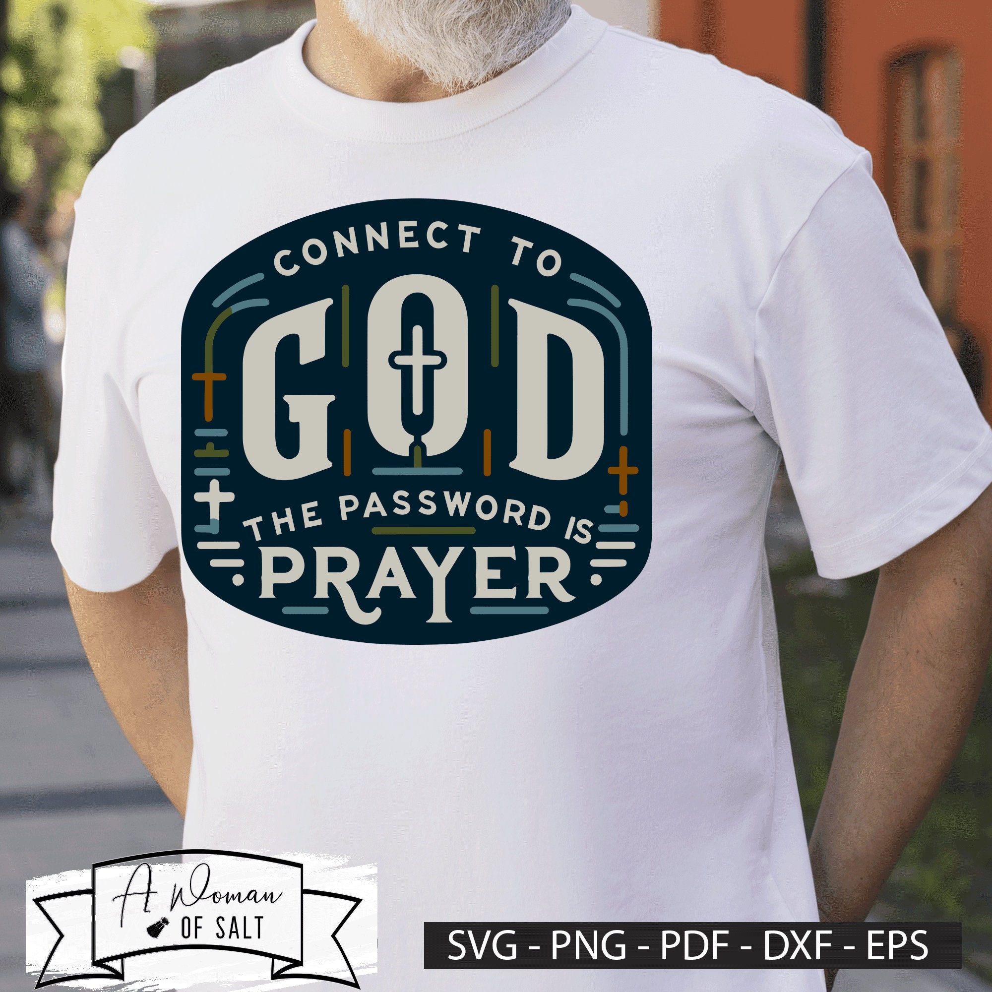 Connect to God Prayer Svg, Worship Jesus Design, Faith & Worship ...