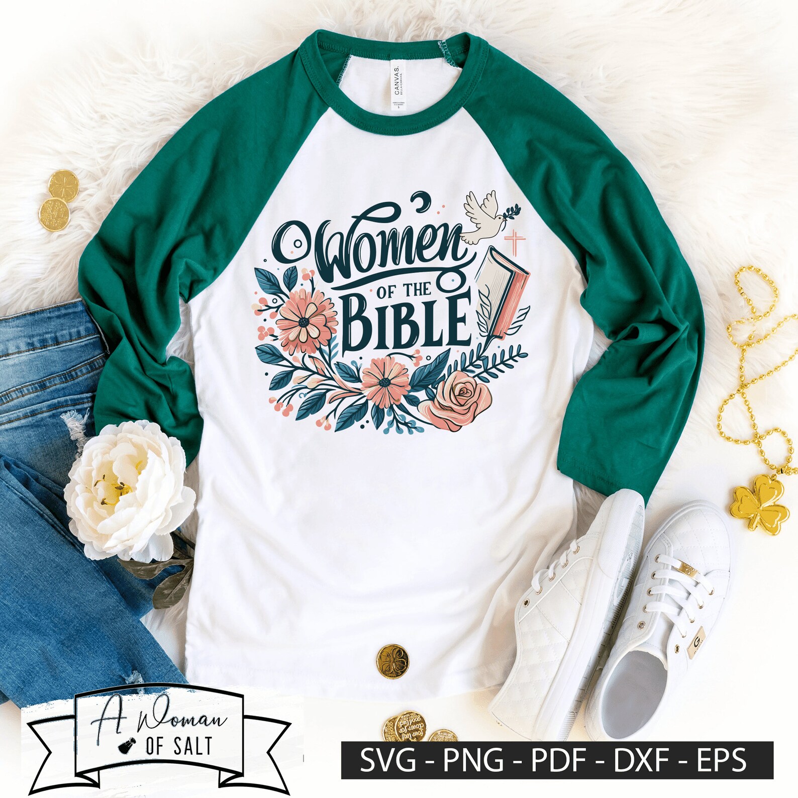 Bible Art Christian Mom Svg Png Eps Pdf Dxf Women of the Bible Digital ...