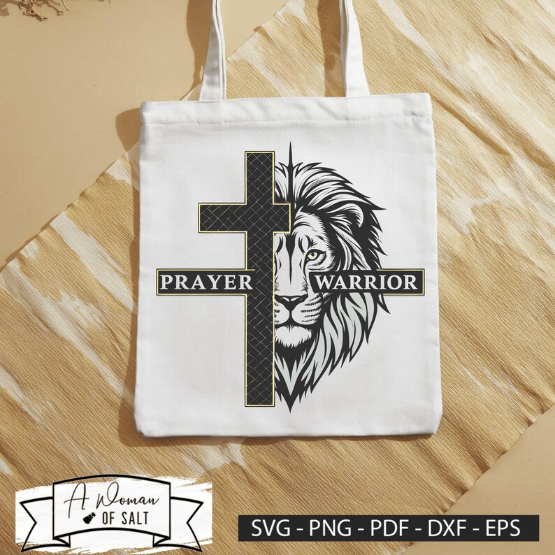 Prayer Warrior Svg Png Eps Pdf Dxf, Christian Man Design, Faith Fighter ...